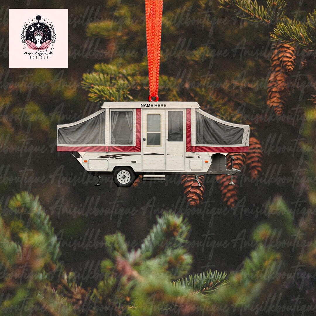 Personalized Travel Trailers 2D FLAT Christmas Ornament, Travel ...