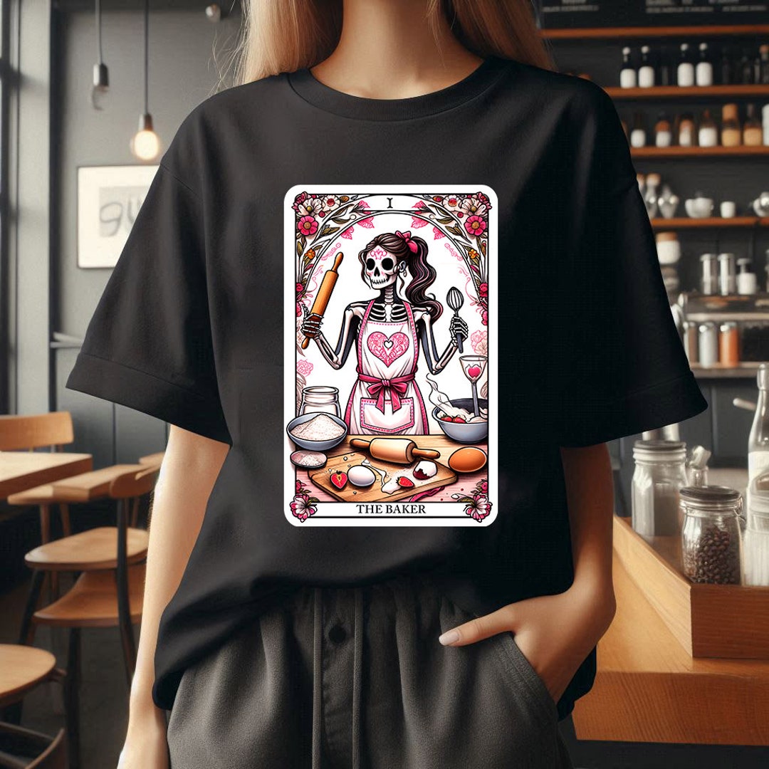 The Baker Png, Tarot Card Design, Funny Baker Png, Baking Lover Gift ...