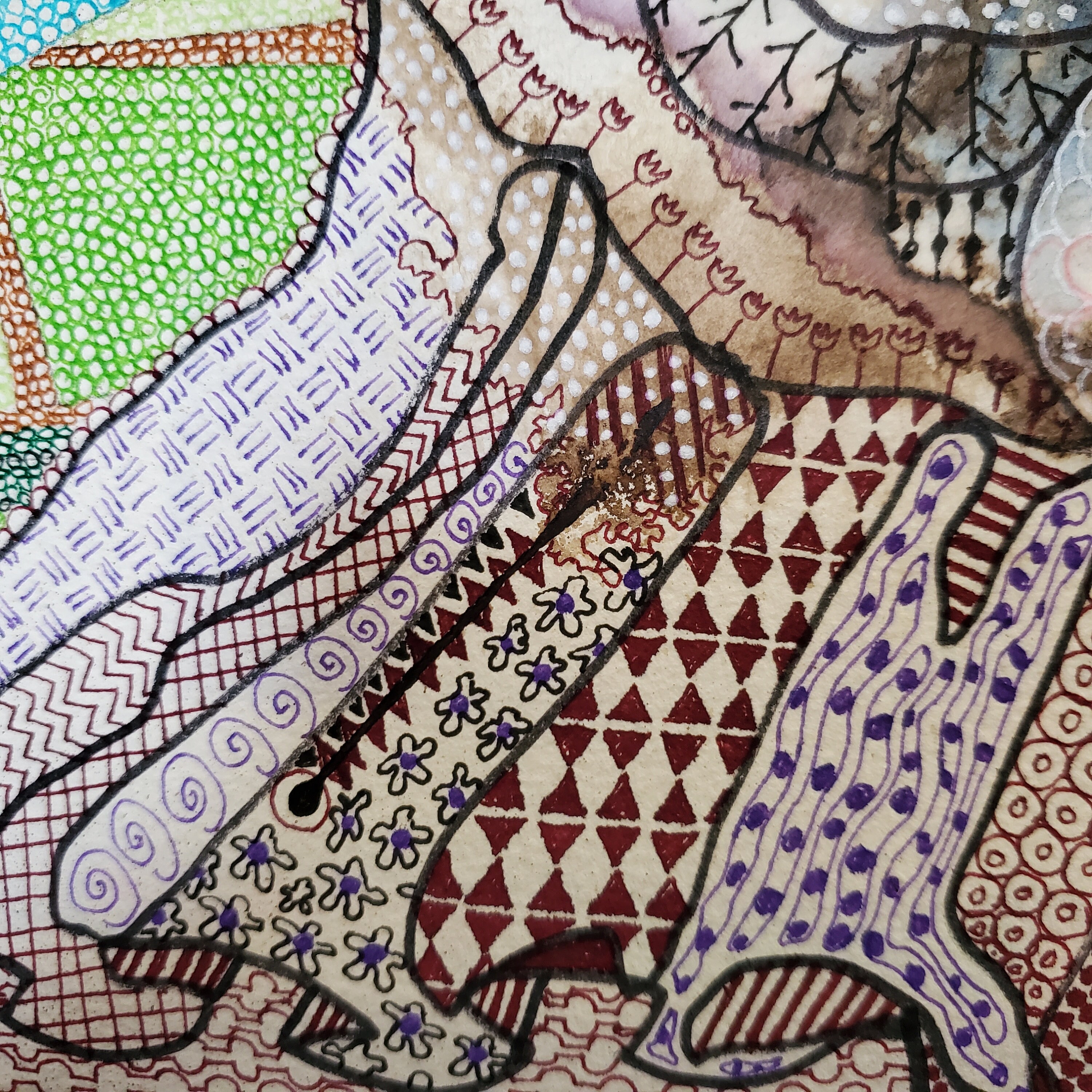 Over and Above. Flying Above All the Chaos. an Inkling Using Pen and ...