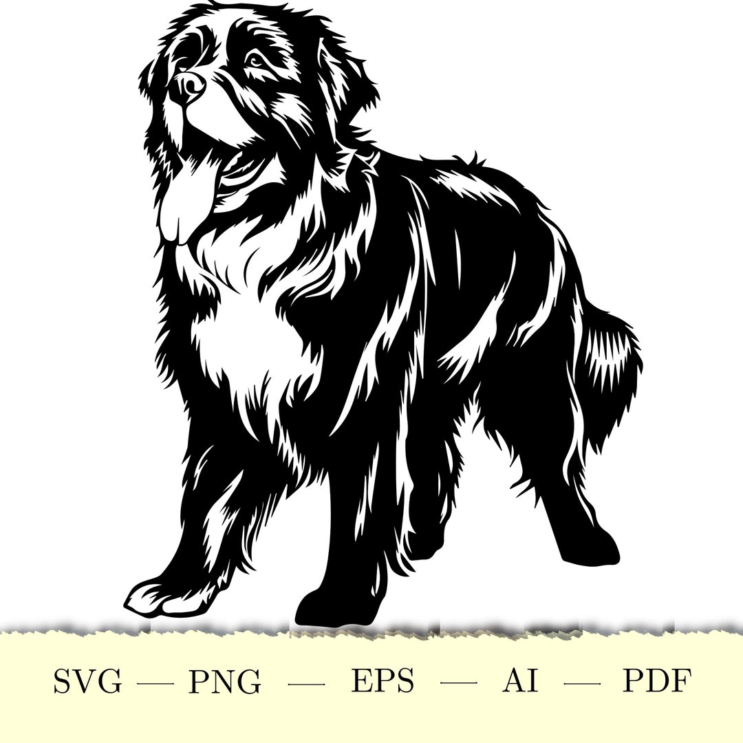 Newfoundland SVG Newfoundland Dog Svg Dog Svg Dog Breed Svg Dog Mom Svg ...