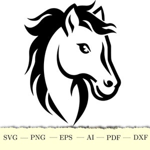 Svg Horse Head, Horse Svg Bundle, Pferd Svg, Horse Silhouette Svg ...