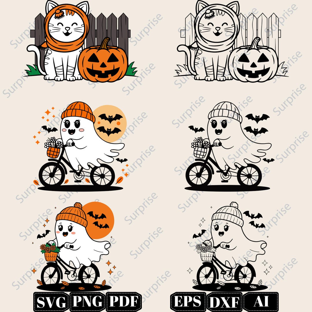 Cute Ghost Svg Files, Halloween Svg File, Ghost Svg Cute, Scary Ghost ...