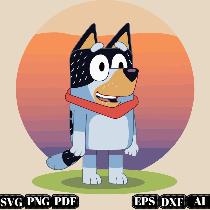 Bluey Svg Cricut - Etsy