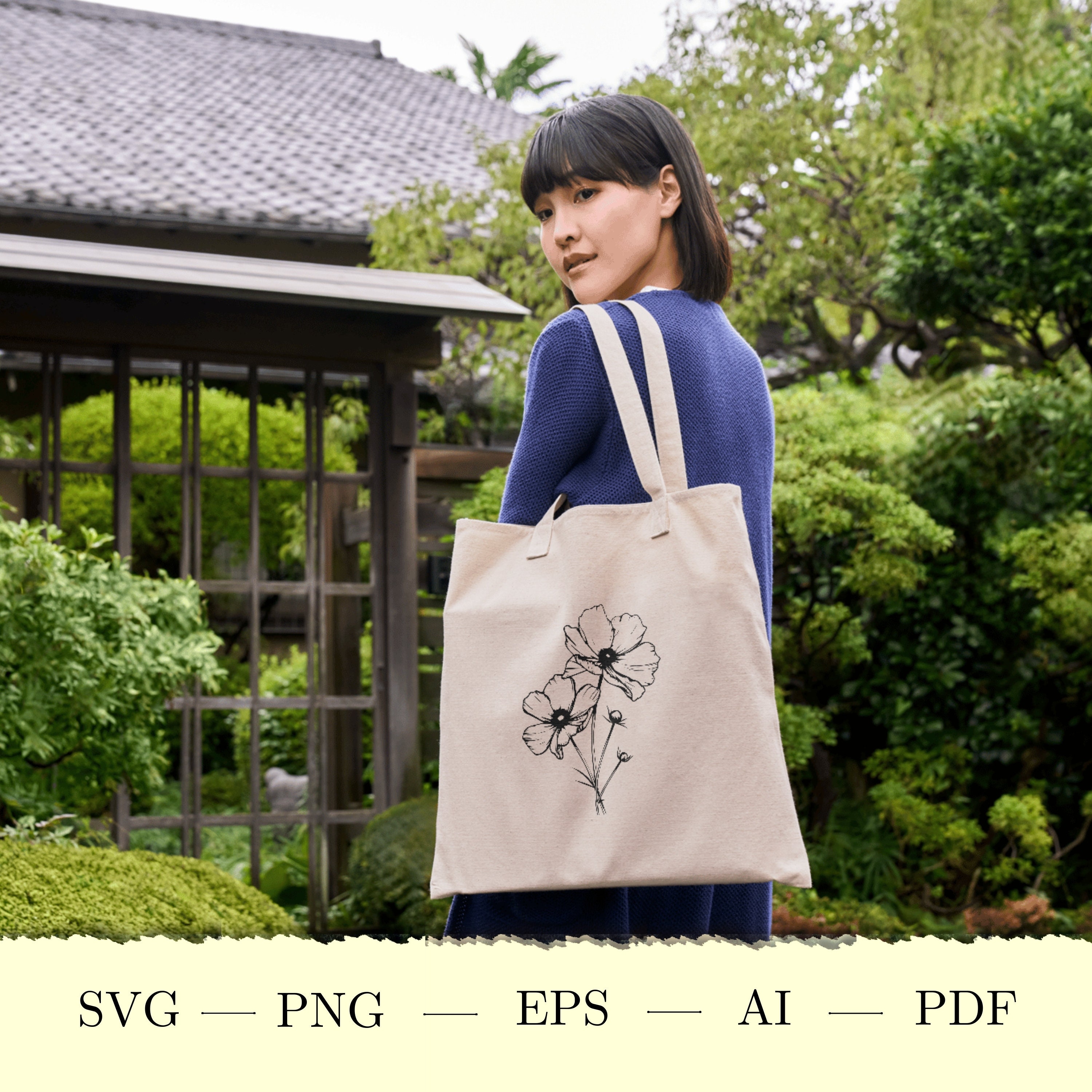 Cosmos SVG Vector Eps Png Svg Ai Screen Silhouette Unique Flower Design ...