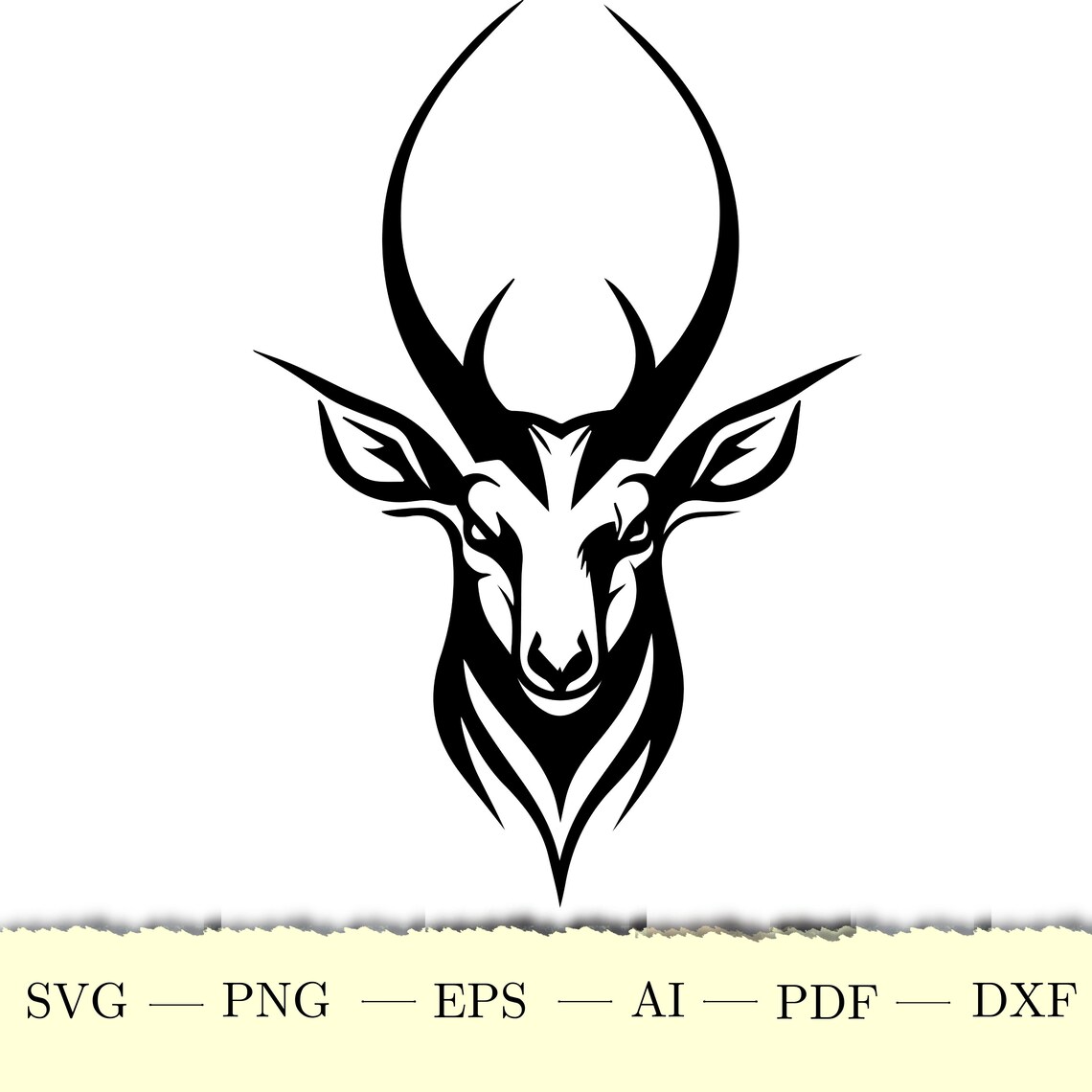 Antelope Svg Svg Files for Cricut Antelope Png Antelope Vector Antelope ...