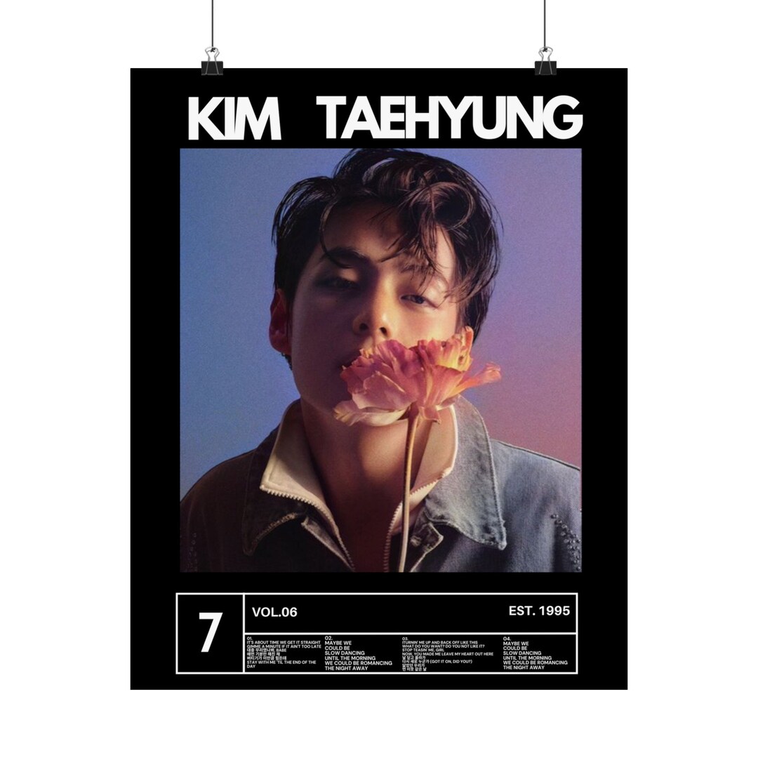 BTS V Poster - Etsy