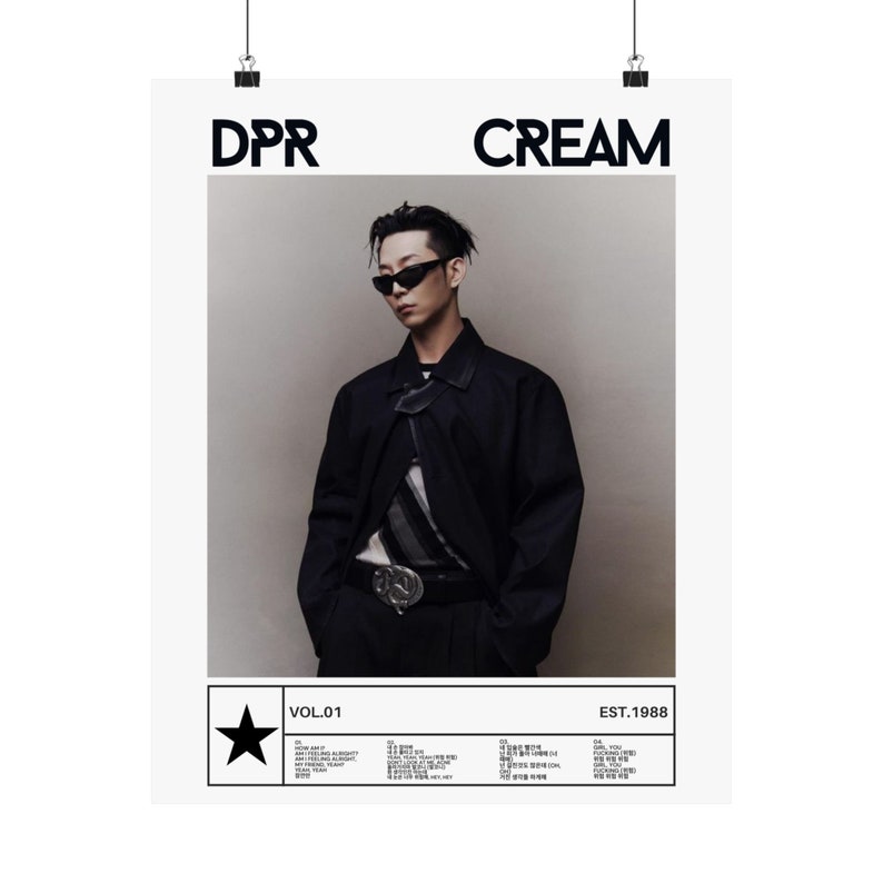 DPR Cream Poster - Etsy