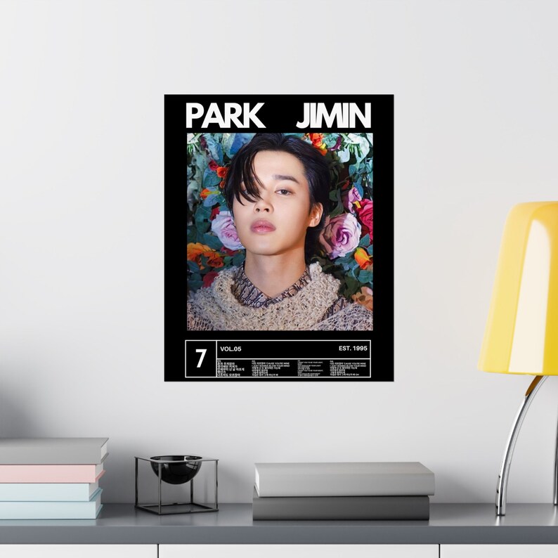 BTS Jimin Poster - Etsy
