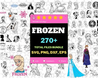 FROZEN SVG Bundle, FROZEN Svg Files for Cricut, Frozen Svg Cut Files ...
