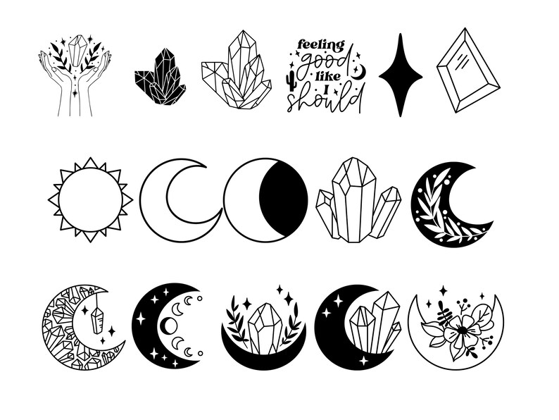 125+ Boho SVG Bundle, Boho Style Svg, Mystical Svg, Rainbow Svg, Sun ...