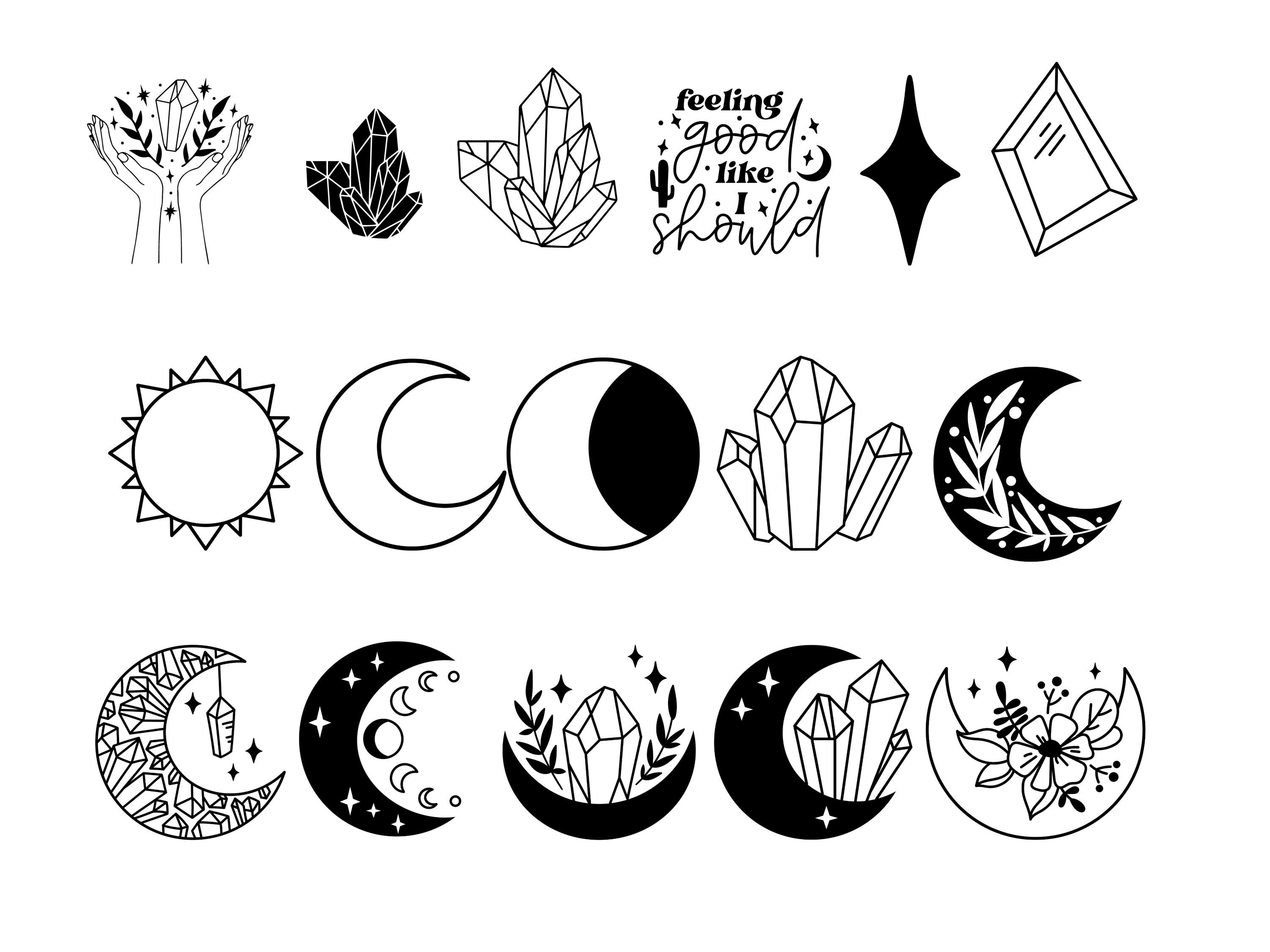 125+ Boho SVG Bundle, Boho Style Svg, Mystical Svg, Rainbow Svg, Sun ...