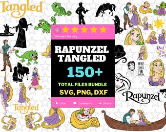 Rapunzel SVG Bundle, Rapunzel Svg Files for Cricut and Silhouette ...