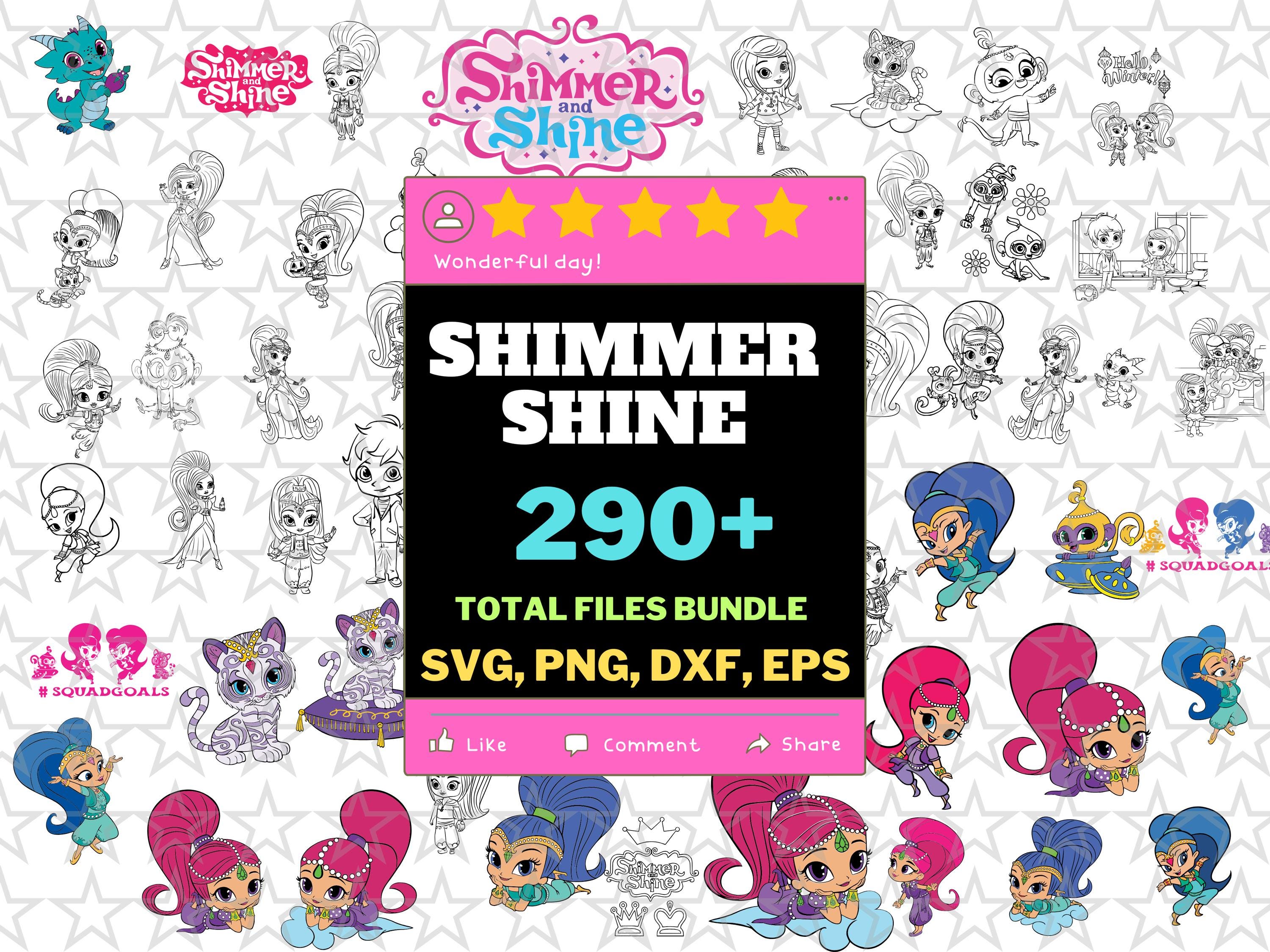 MEGA Shimmer and Shine Bundle SVG, Shimmer and Shine Vector, Shimmer ...