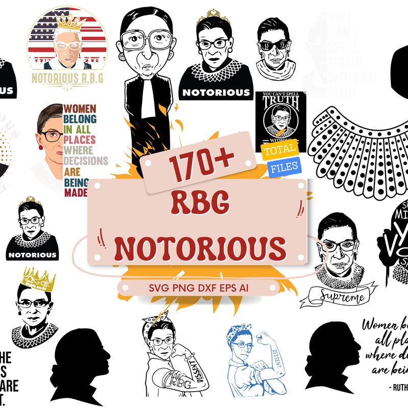 Rbg Svg - Etsy