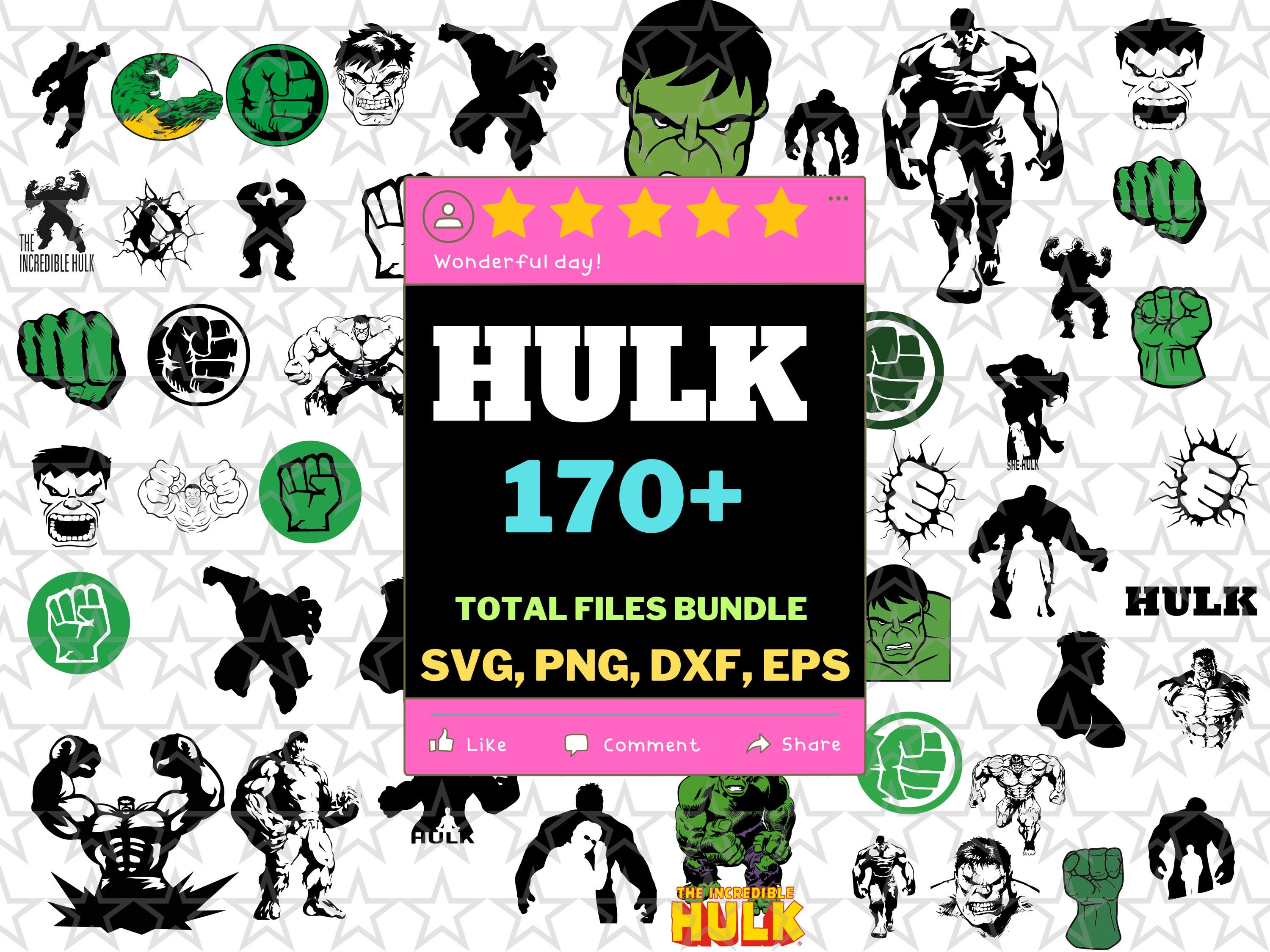 Hulk Png and Svg Instant Downlad Files, Hulk Cupcake Topper, Hulk ...