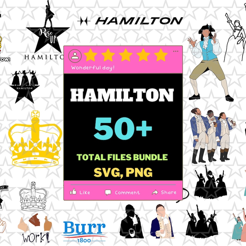 Hamilton Svg - Etsy