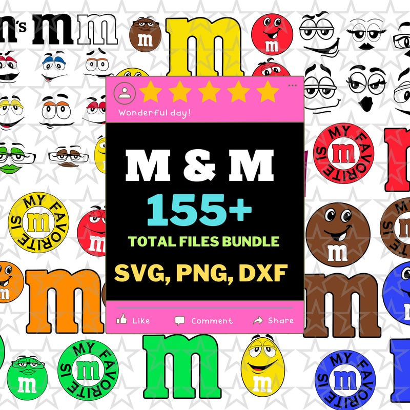 M&m Svg - Etsy