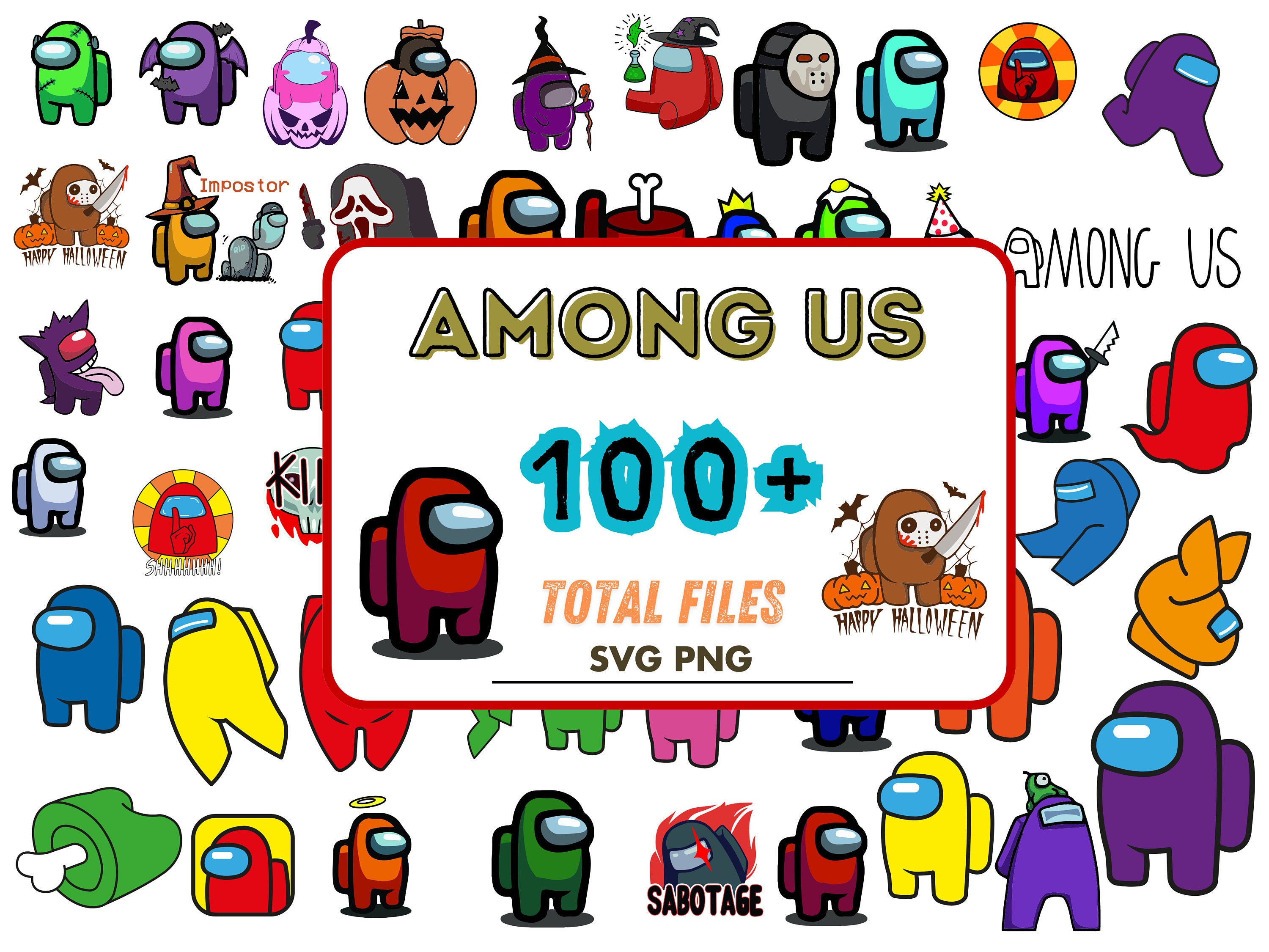 Among Us SVG Bundle, Among Us Character, Among Us Cricut, Instant ...