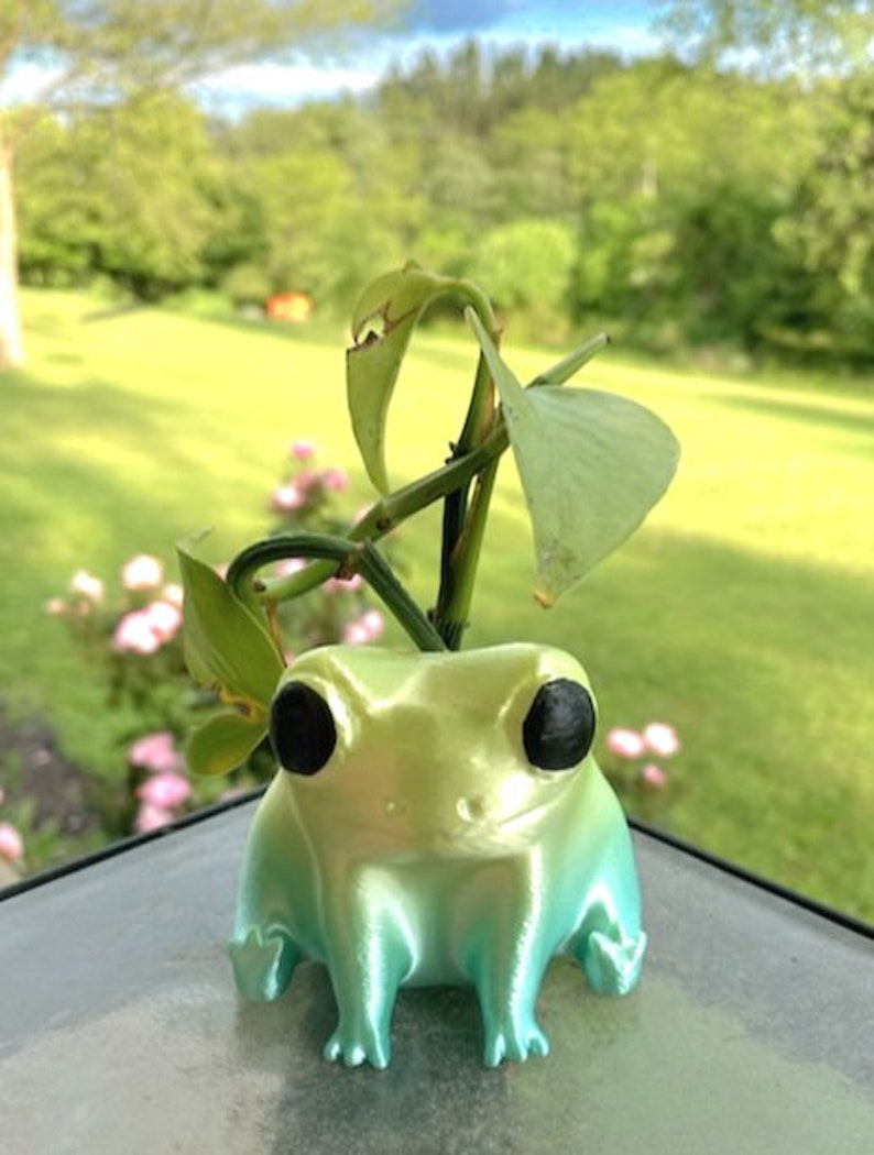 Thicc Big Booty Frog Planter Flower Pot, Cutest Frog for Home Decor ...