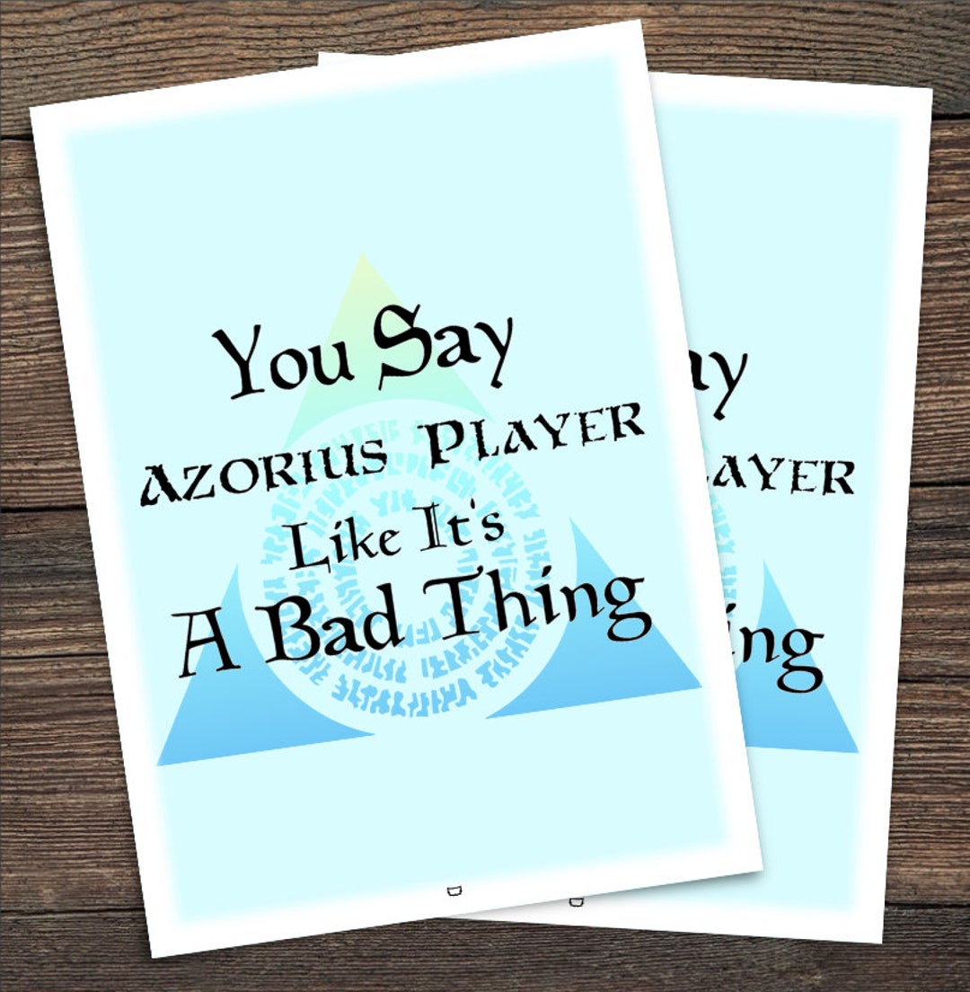 Azorius Guild Standard Size Card Sleeves, You Say Azorius Player Like ...