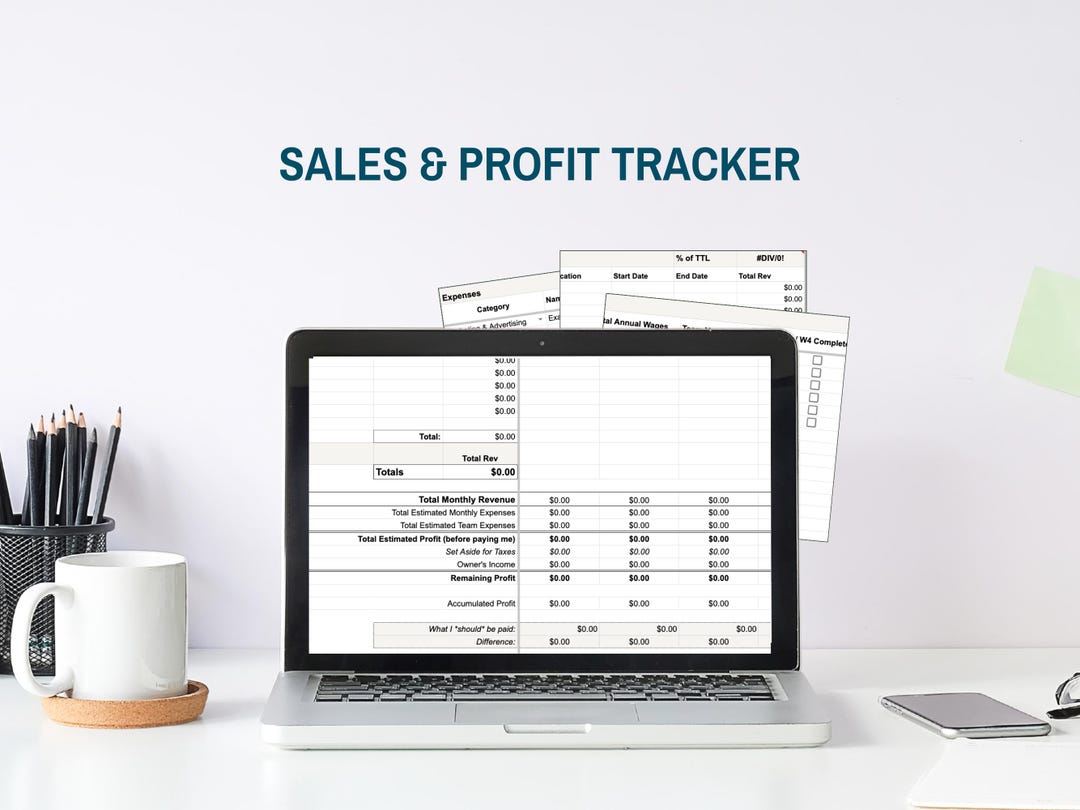 Sales & Profit Tracker, Business Expense Tracker and Calculator ...