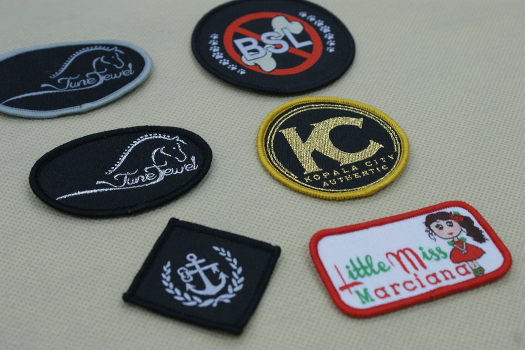 200 Custom Damask Woven Artwork Sewing Patch, Custom Patch, Patch for ...