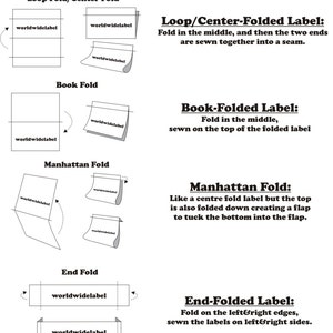 100 Pcs Custom Woven Labels Artwork Logo Clothing Labels Personalized ...