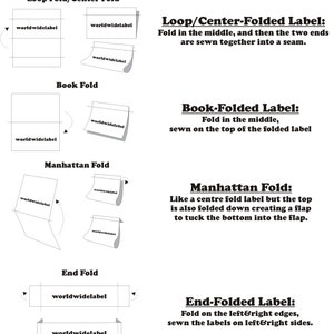 300 Pcs Custom Woven Labels Text Only Clothing Labels Personalized Tags ...