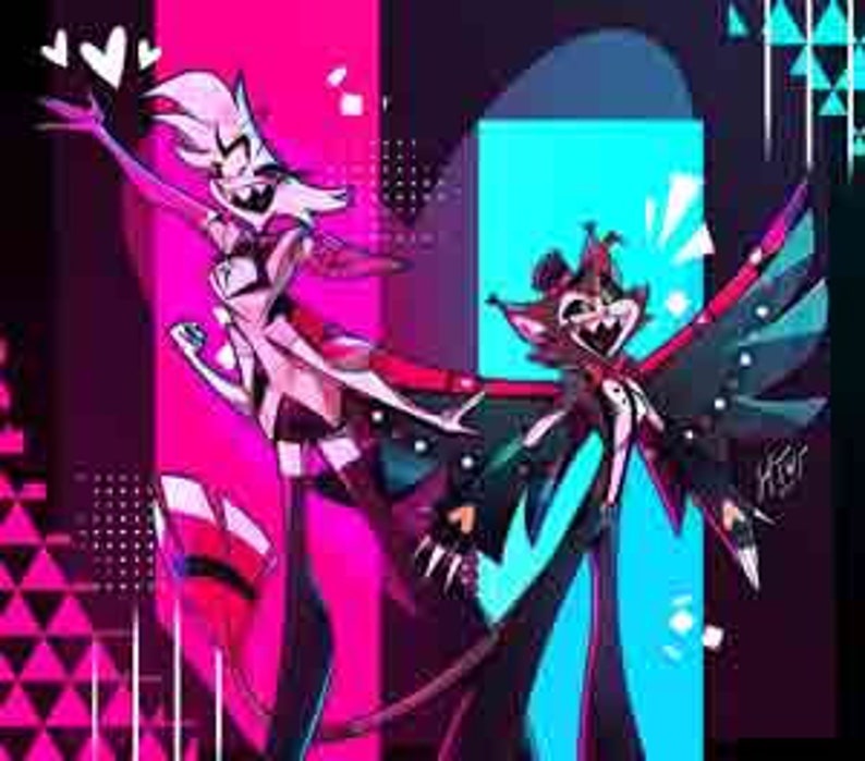ANGEL DUST Husk Vaggie Niffty Sir Pentious Png Digital File Hazbin ...