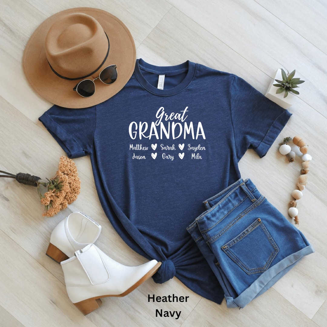 Personalized Great Grandma Shirt, Personalized Christmas ,birthday ...