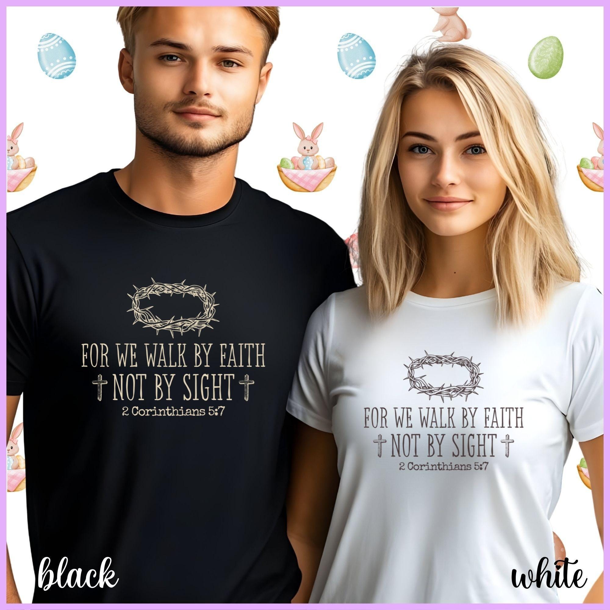 Walk by Faith Not by Sight Shirt, Christian Bible Verse Shirt, 2 ...