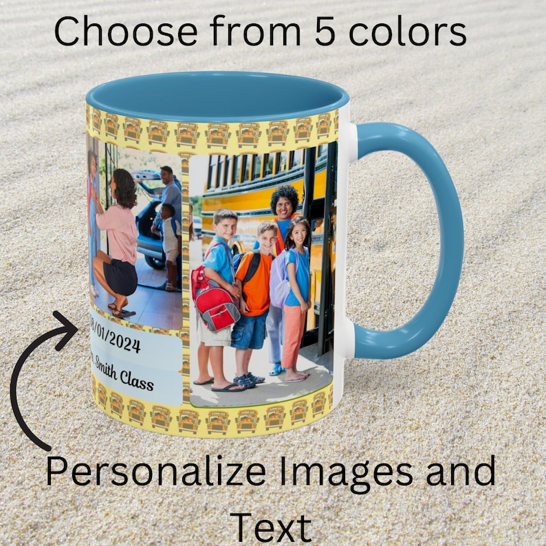 Personalized School Souvenir 11 Oz Coffee Mug Custom Photos and Text ...