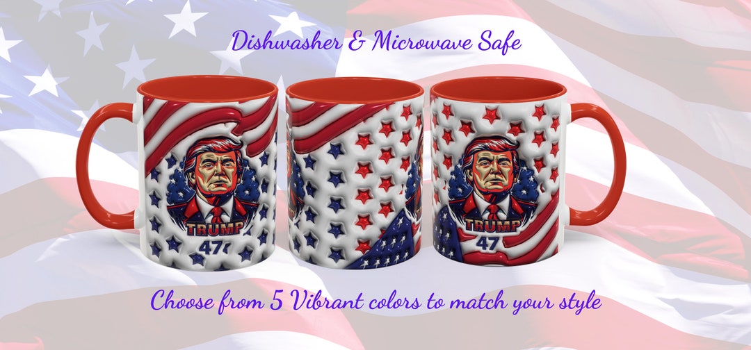 Donald Trump Christmas Mug | MAGA Xmas Coffee Cup | Trump 2024 Holiday ...