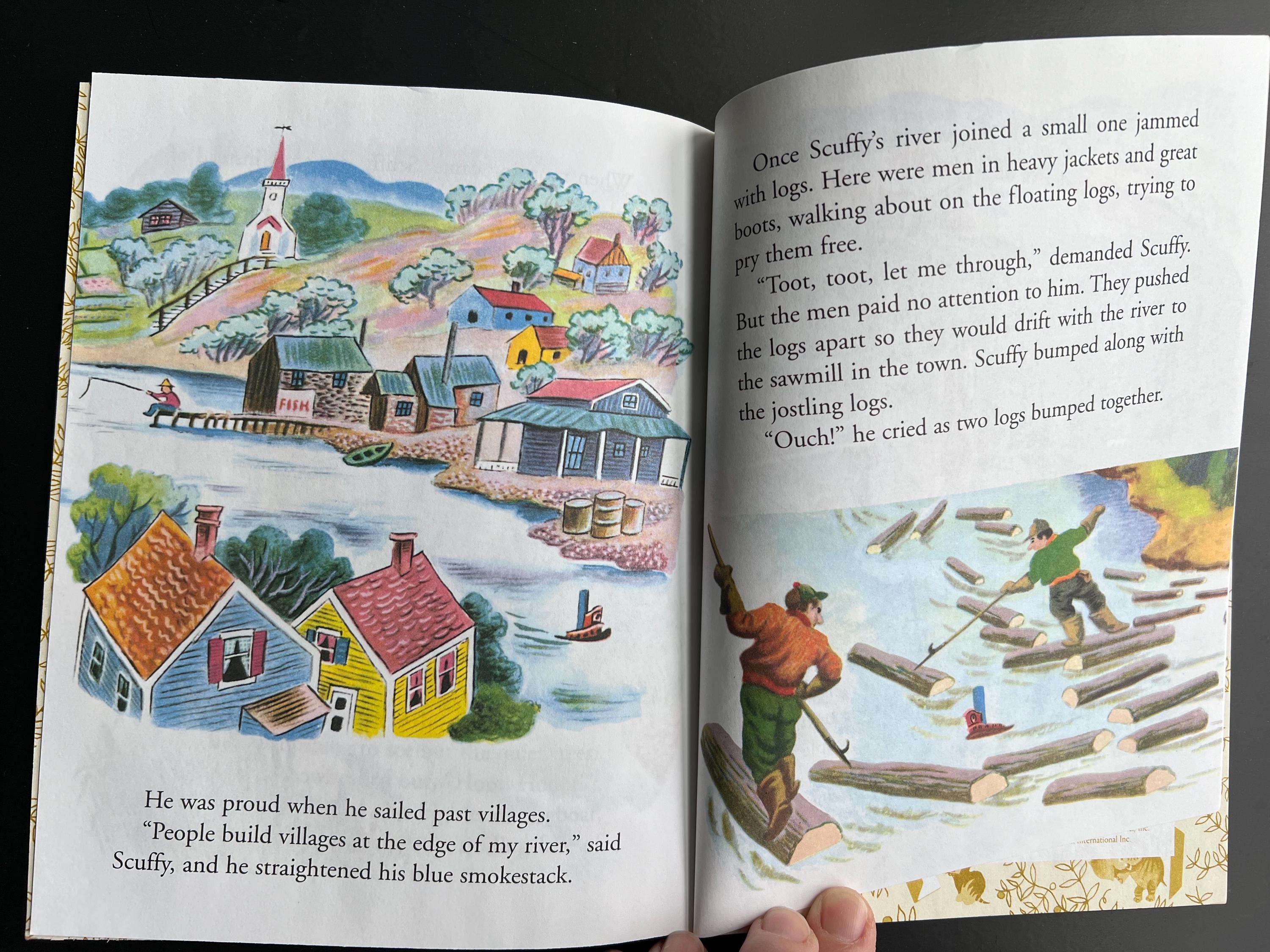 A Little Golden Book- Scuffy the Tugboat Classic - Etsy