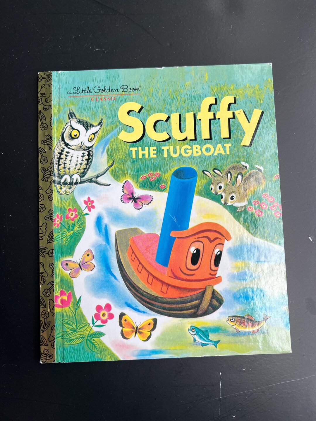 A Little Golden Book- Scuffy the Tugboat Classic - Etsy