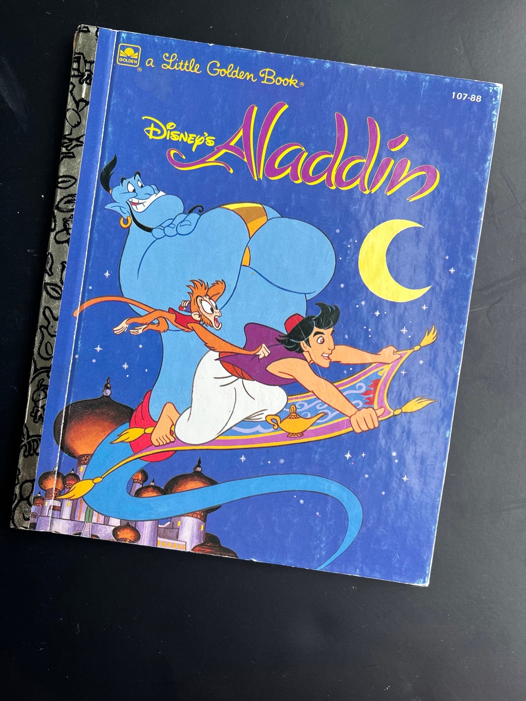 Vintage Classic Disney Book Aladdin 1992 a Little Golden Book - Etsy