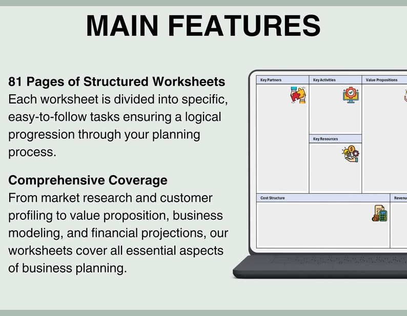 Business Plan Validation Worksheet 81 Pages of Finance Marketing ...