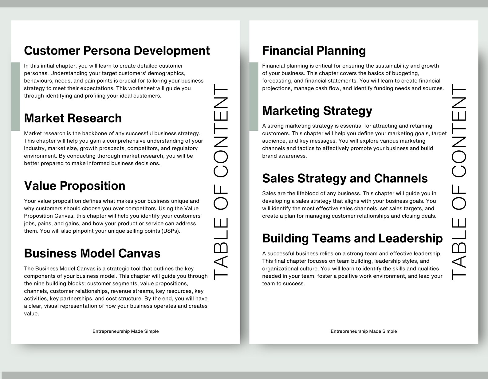 Business Plan Validation Worksheet 81 Pages of Finance Marketing ...
