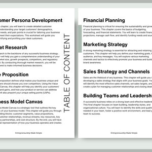 Business Plan Validation Worksheet 81 Pages of Finance Marketing ...