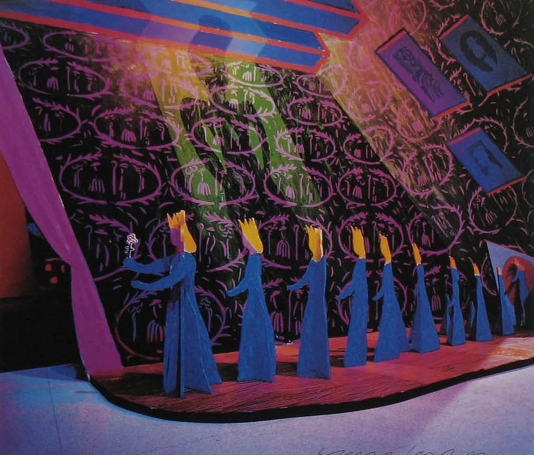 Vintage Ravel Opera Stage Design Poster Print, L'enfant Et Les ...