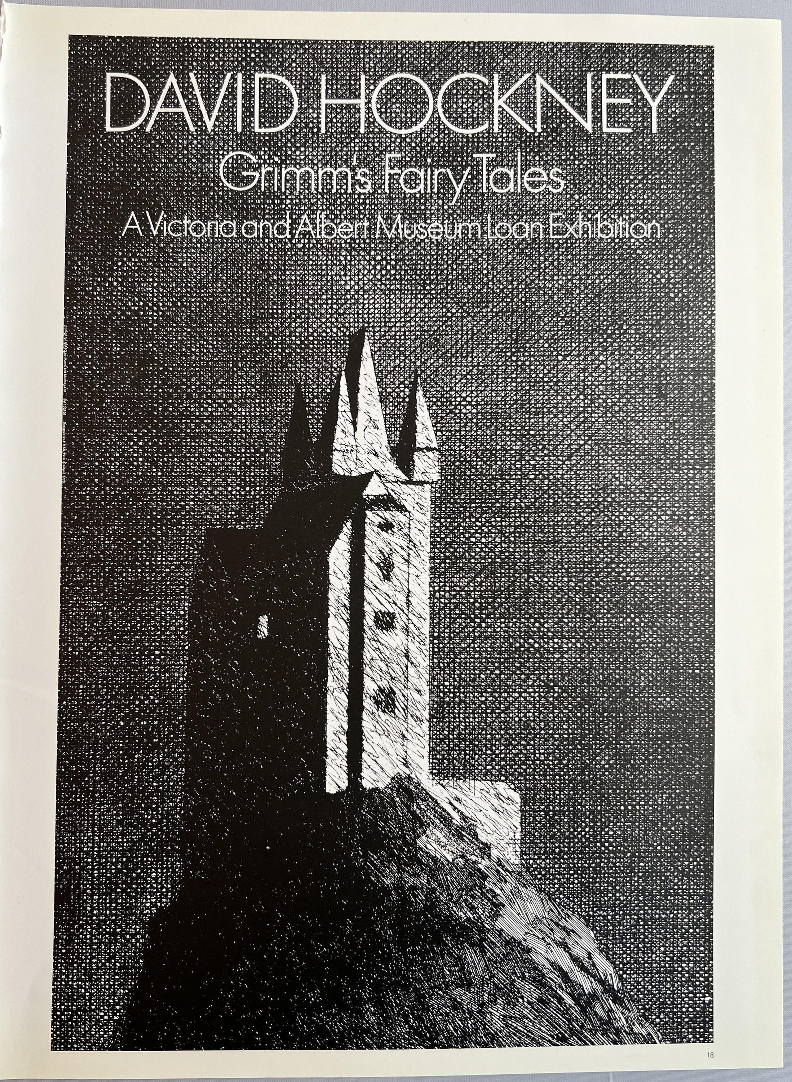 Vintage David Hockney the Haunted Castle, Grimm's Fairy Tales, Offset ...