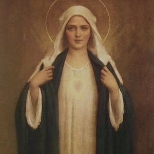 Vintage Art Print of TWO PUTTI, Detail From the Sistine Madonna by ...