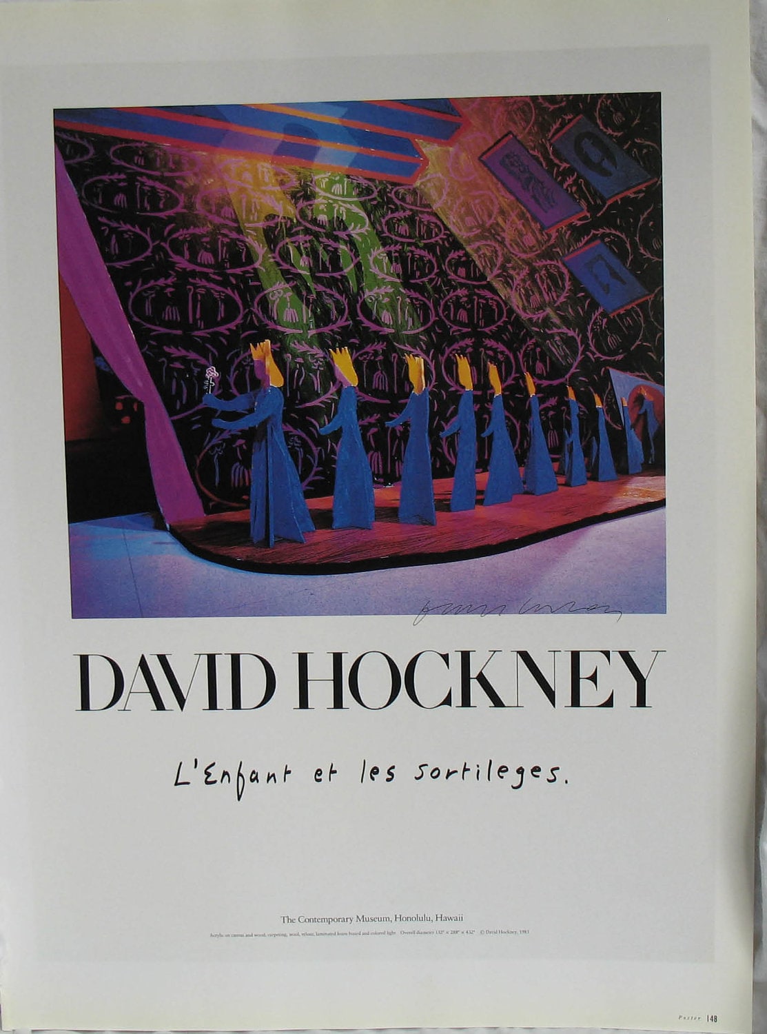 Vintage Ravel Opera Stage Design Poster Print, L'enfant Et Les ...