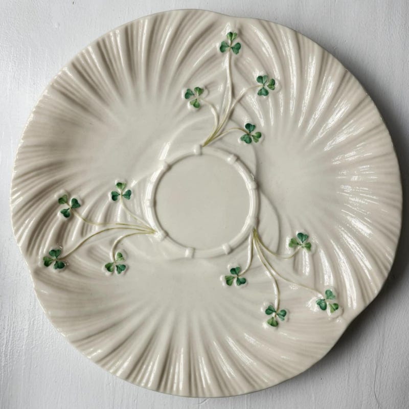 Belleek Shamrock - Etsy