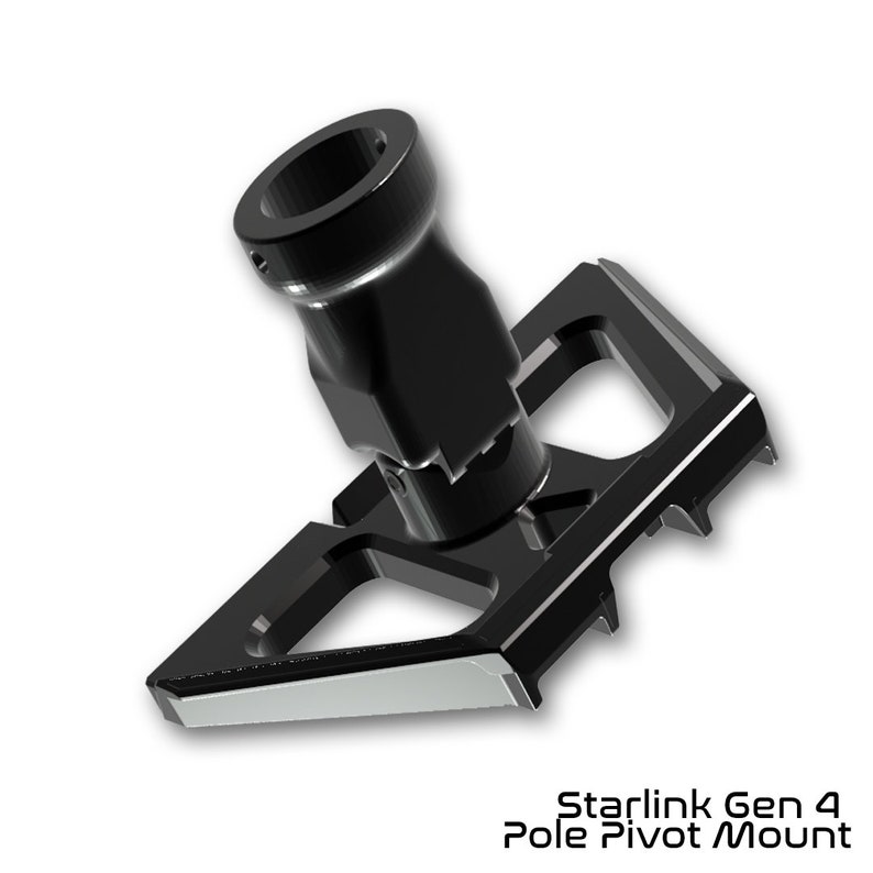 Starlink Gen 4 Pivot Pole Mount for RV, Bus, Overland, and Home. STEP ...