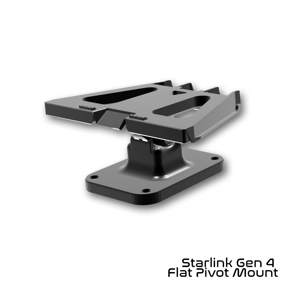 Starlink Gen 4 Flat Pivot Mount for RV, Boat, Trailer, or Home - Etsy
