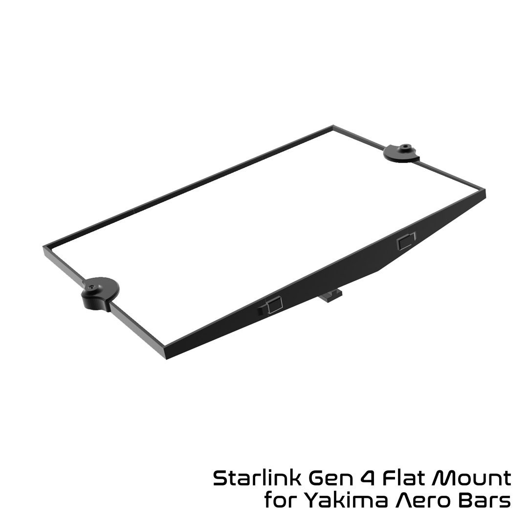 Starlink Gen 4 Flat Car Roof Mount STEP - Etsy