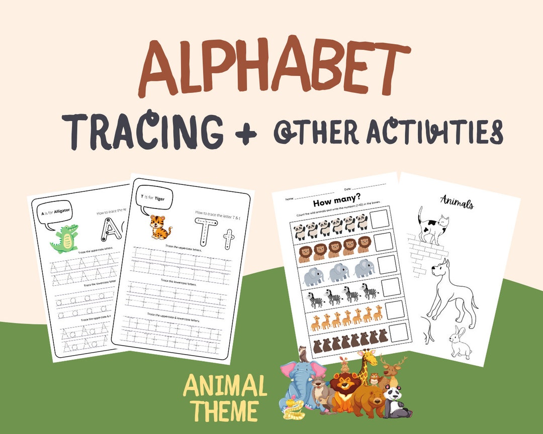 Alphabet Tracing Worksheets, ABC Tracing, Pre School Activities ...