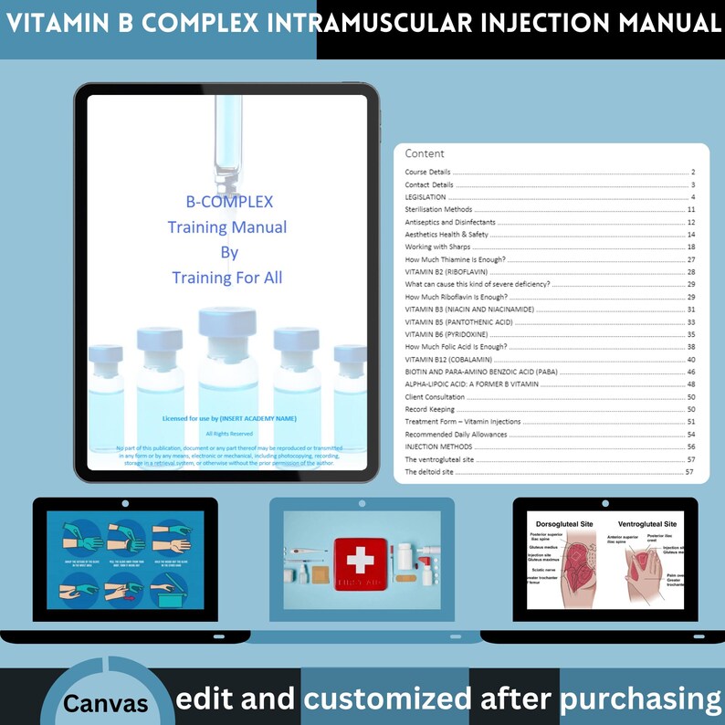 Vitamin B Complex Intramuscular Injection Training Manual Vitamin ...