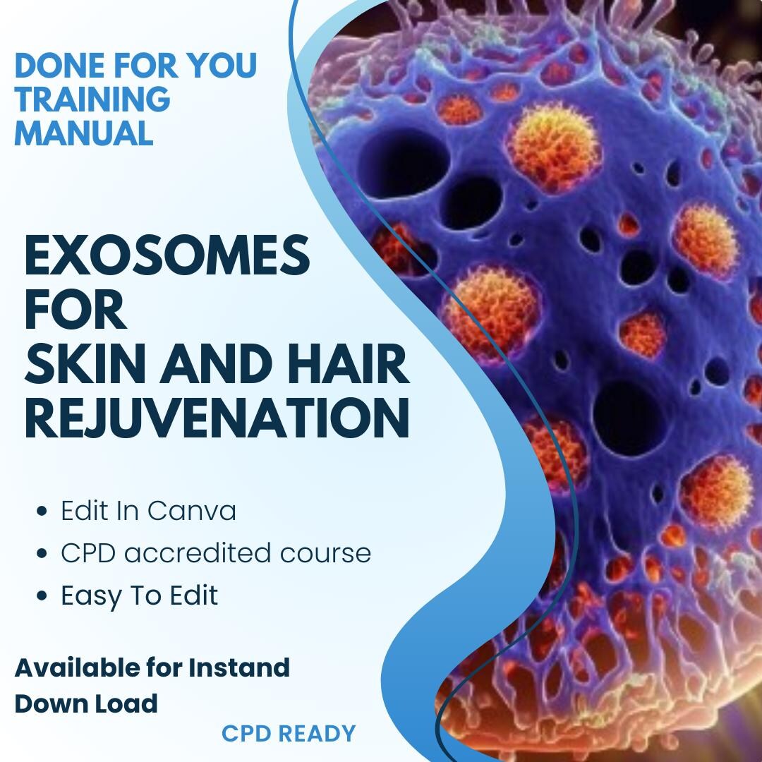 Exosomes Skin and Hair Training Manual, Full Detailed SOP, Cpd Ready ...